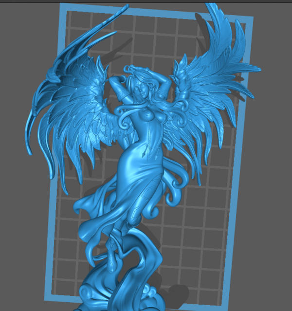 Sexy Female Sh3 Goddess Angle Splitwhole Stl 3d Model Print Stl3d World